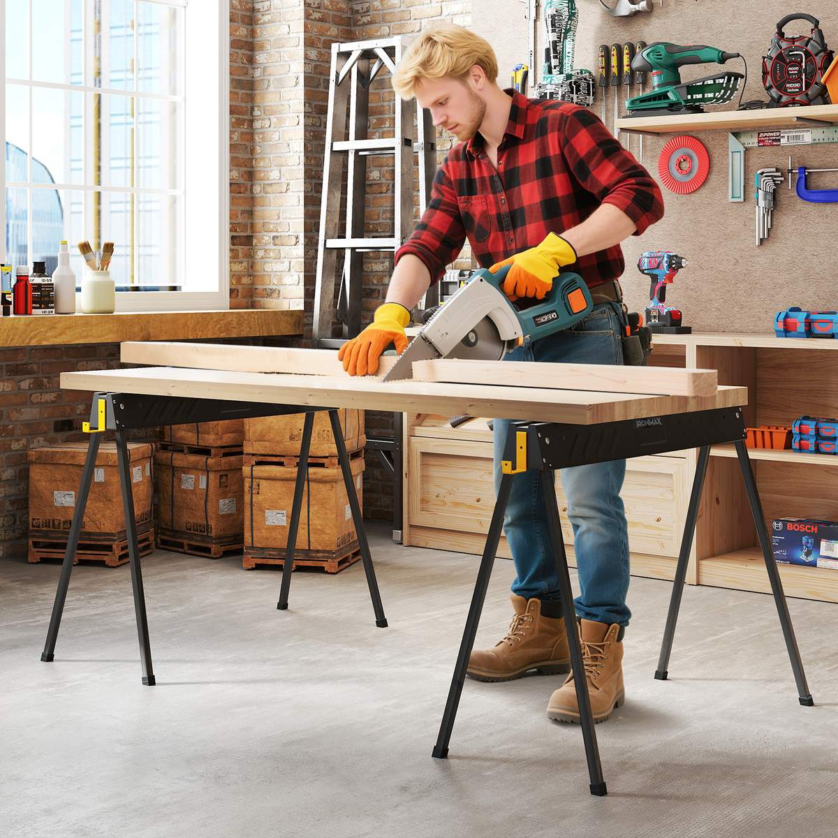 Preisvergleich F r Costway Arbeitsbock 2er Set Bis 500KG Belastbar Preisvergleich F r Costway Arbeitsbock 2er Set Bis 500KG Belastbar